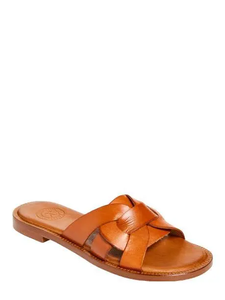 Penelope Chilvers Basque Slide Sandal - Tan