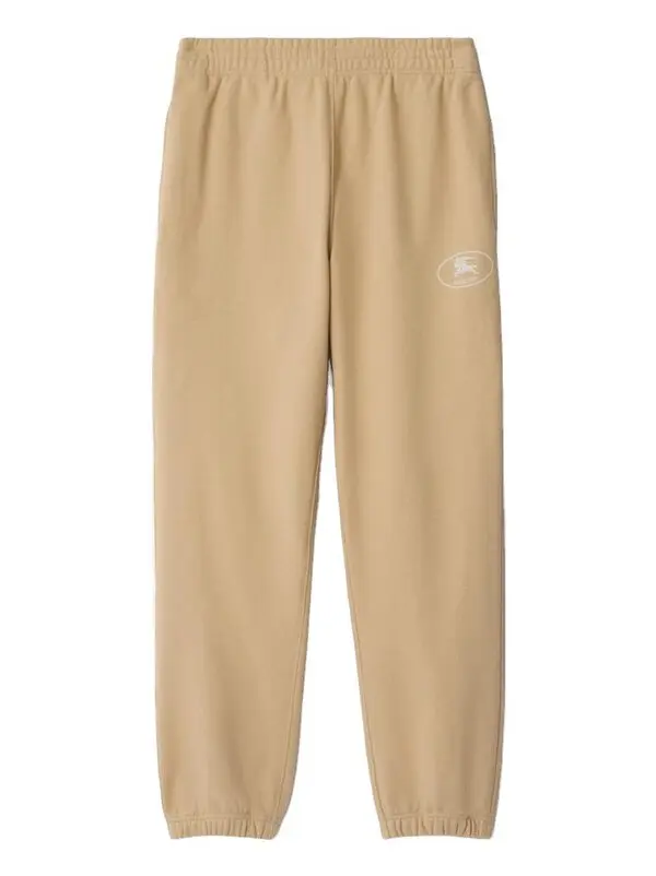 Burberry Knight Stamp Cotton Jogging Pants - Beige Beige