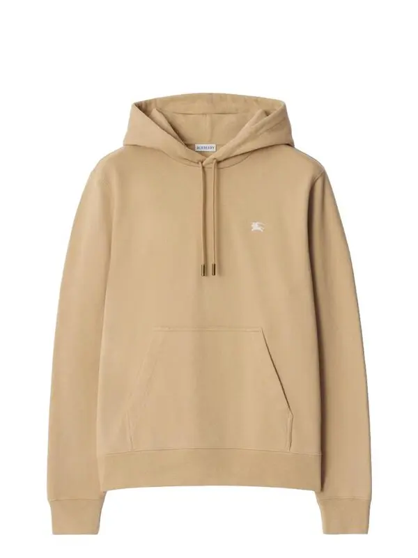 Burberry Knight Stamp Cotton Hoodie - Beige Beige