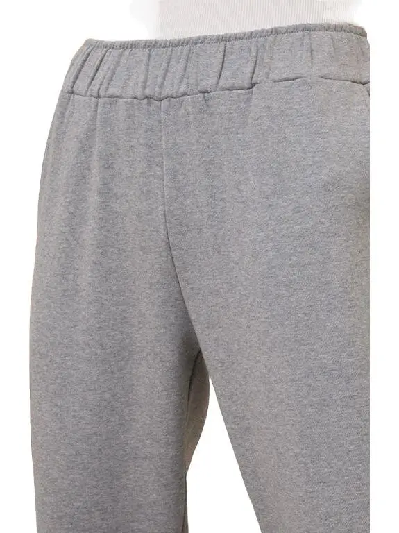 PACT Organic Brushed Fleece Sweatpants - Heather Grey