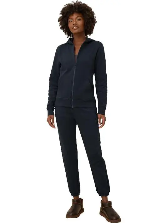 PACT Organic Cotton Brushed Fleece Sweatpant - Midnight Blue
