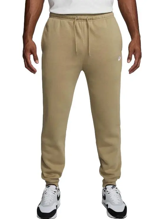 Nike Club Fleece Joggers - Parachute Beige/white