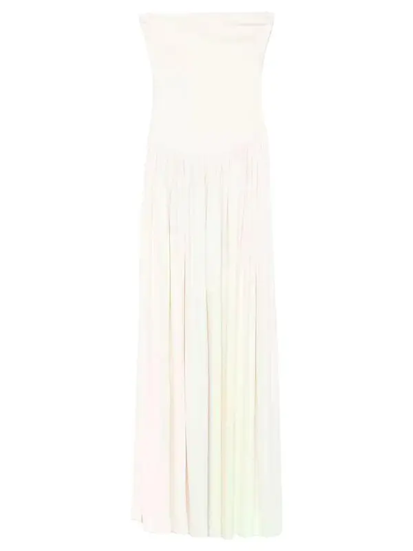 AYA MUSE Strapless Midi Dress - Neutrals