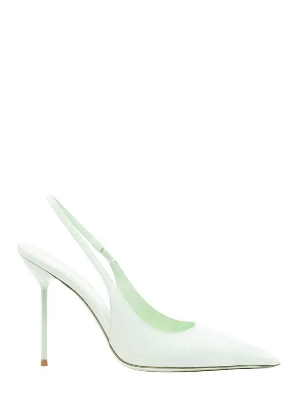 Paris Texas 105mm Lidia Slingback Pumps - Green