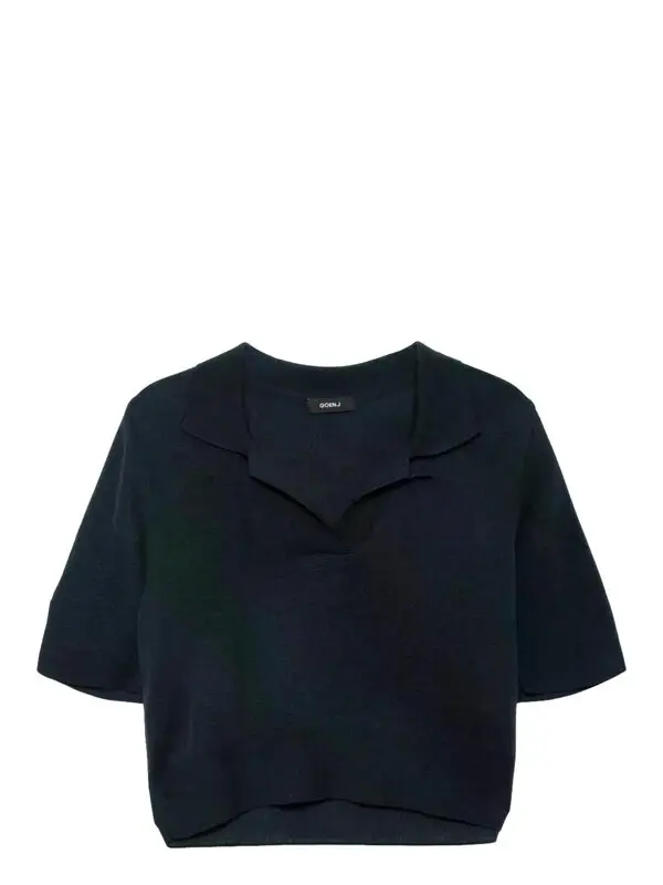 Goen.j Breeze Polo Top - Blue