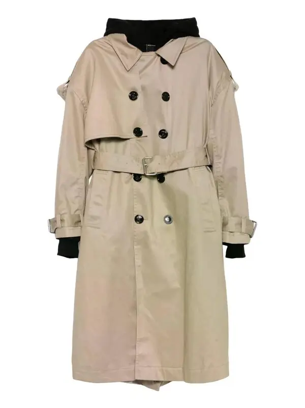 MERYLL ROGGE Cotton Trench Coat - Neutrals