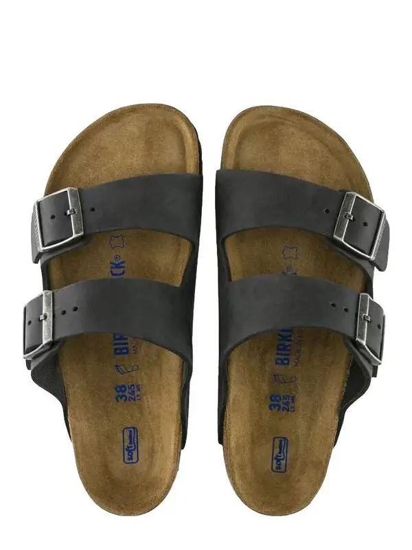 BIRKENSTOCK Leather Sandals - Black