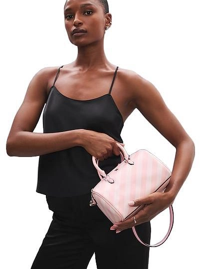 Victoria's Secret Mini Duffel Crossbody Bag - Print