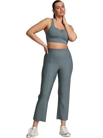 Victoria's Secret Vsx Defined Scuba Flare Pant - Grey