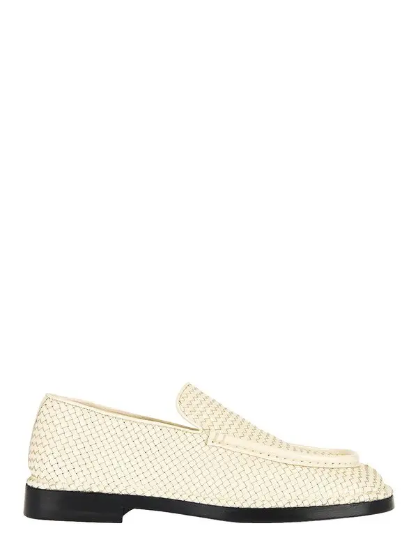 Bottega Veneta Structured Loafer - Sea Salt