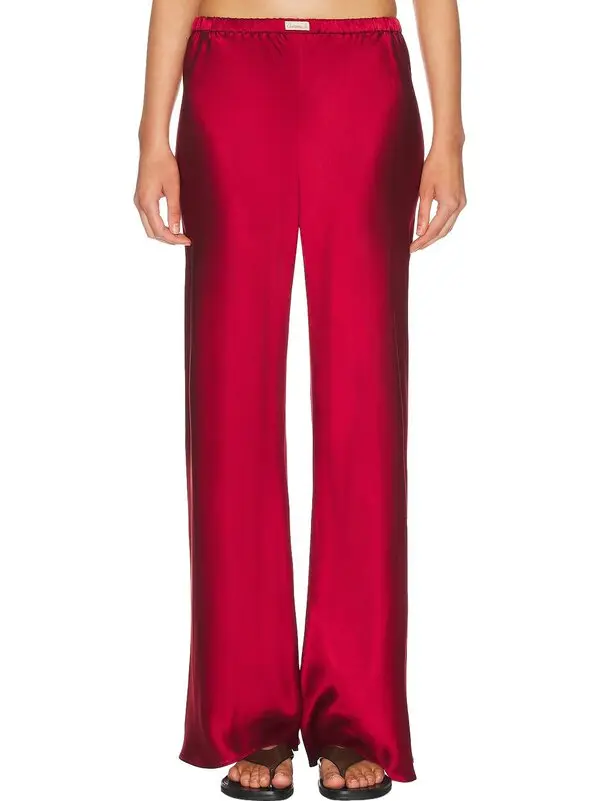 Comme Si Bias Cut Pant - Deep Red