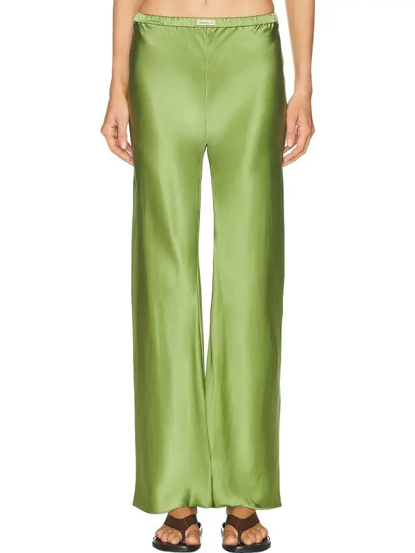 Comme Si Bias Cut Pant - Grass
