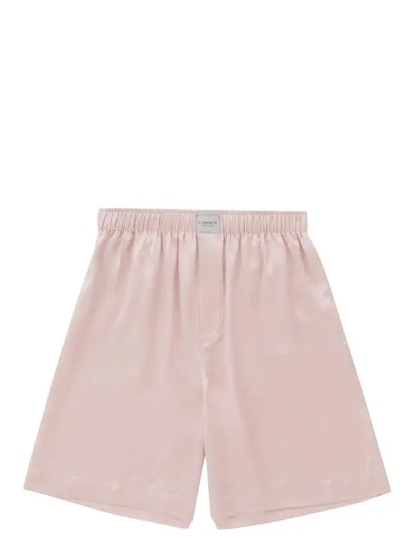 Comme Si Silk La Boxer Classica Short - Blush