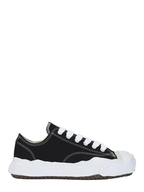 Mihara Yasuhiro Hank Original Sole Canvas Low-top Sneakers - Black
