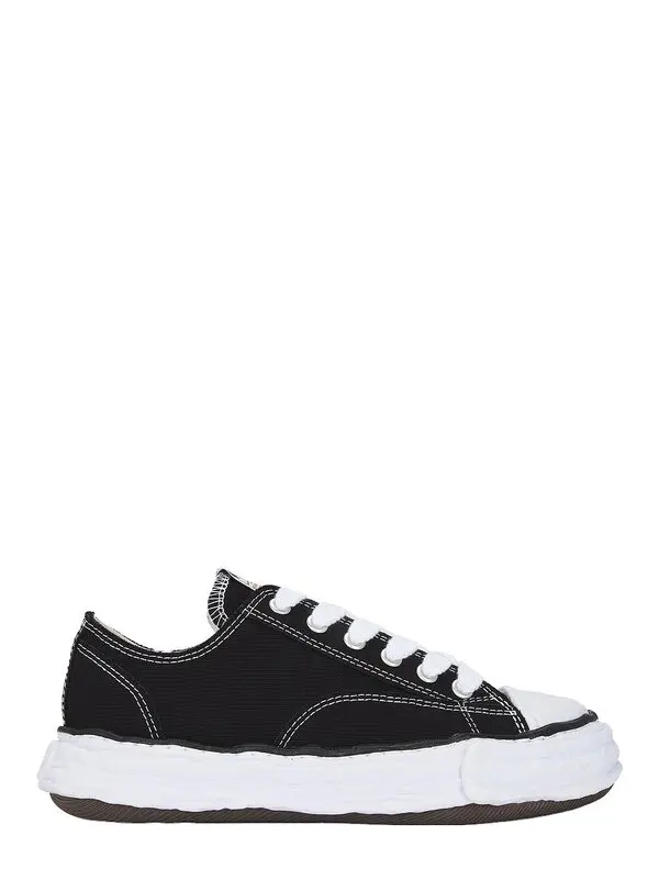 Mihara Yasuhiro Peterson 23 Original Sole Canvas Low-top Sneaker - Black