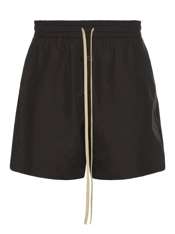 Fear Of God Midweight Twill Short - Black