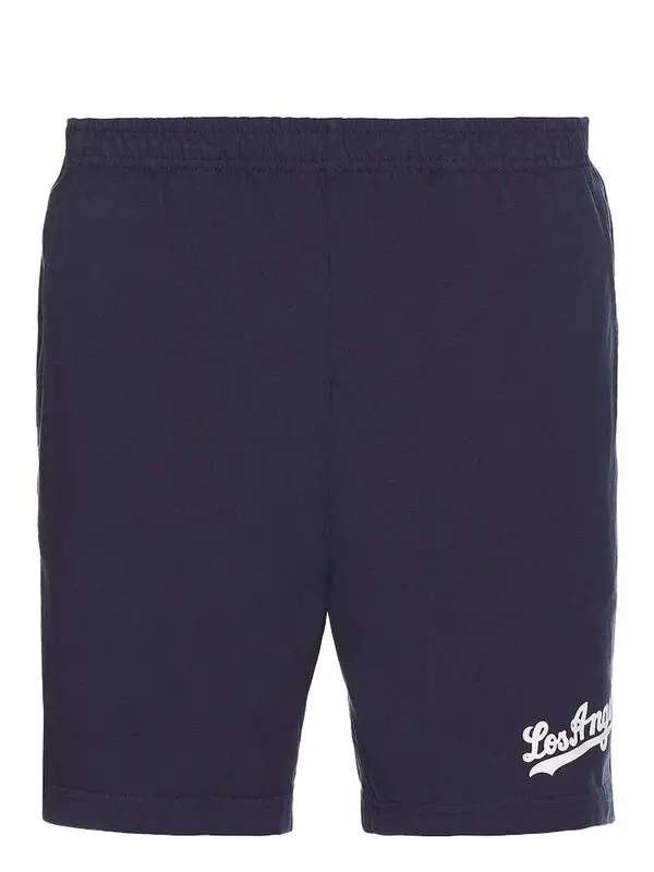SPORTY & RICH Dodgers Gym Short - Dark Navy