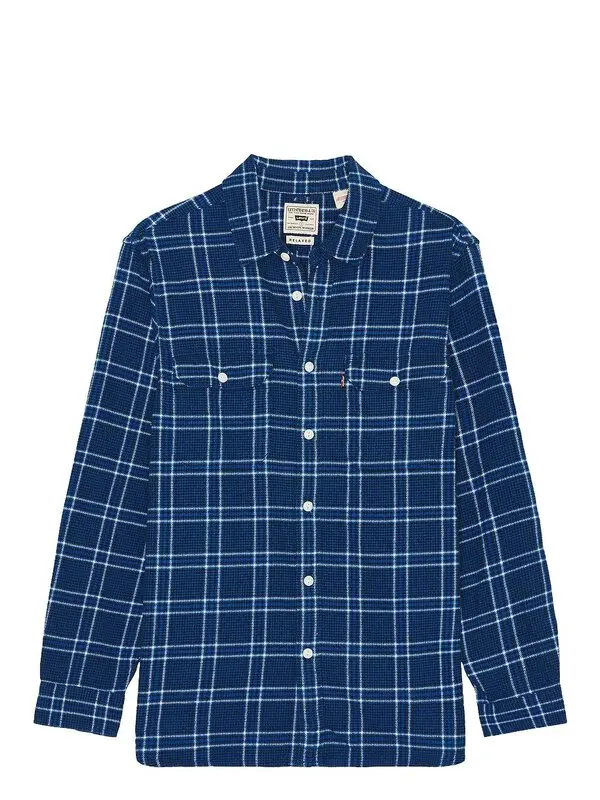 LEVI'S Jackson Worker Shirt In Royal - Lapis Blue