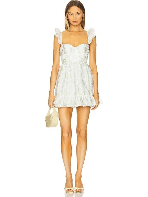 Majorelle Polina Mini Dress - Baby Blue