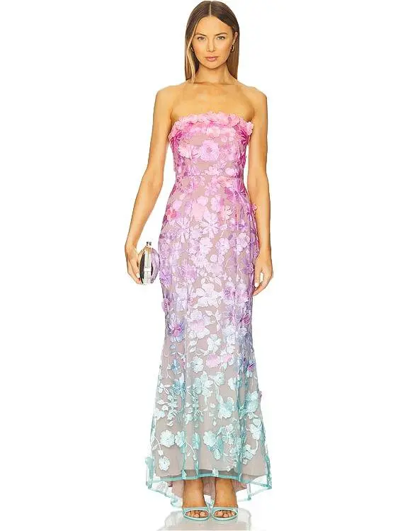 ELLIATT Bella Gown - Ombre Multi