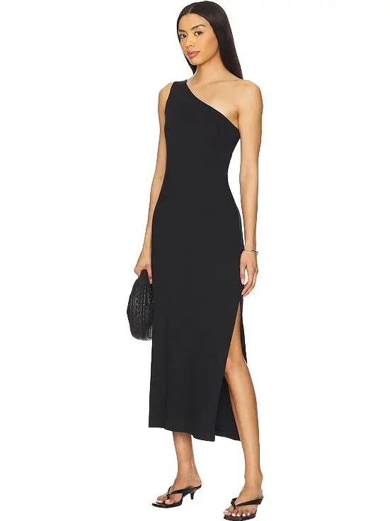 Seafolly Jersey One Shoulder Dress - Black