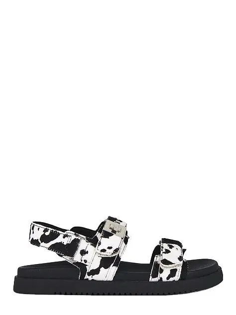 Steve Madden Mona Sandals - Black & White