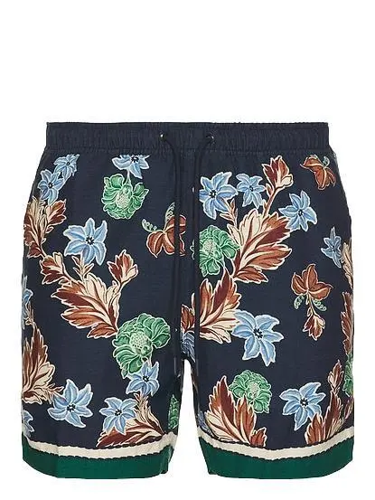 Agua Bendita Cece Printed Shorts - Navy