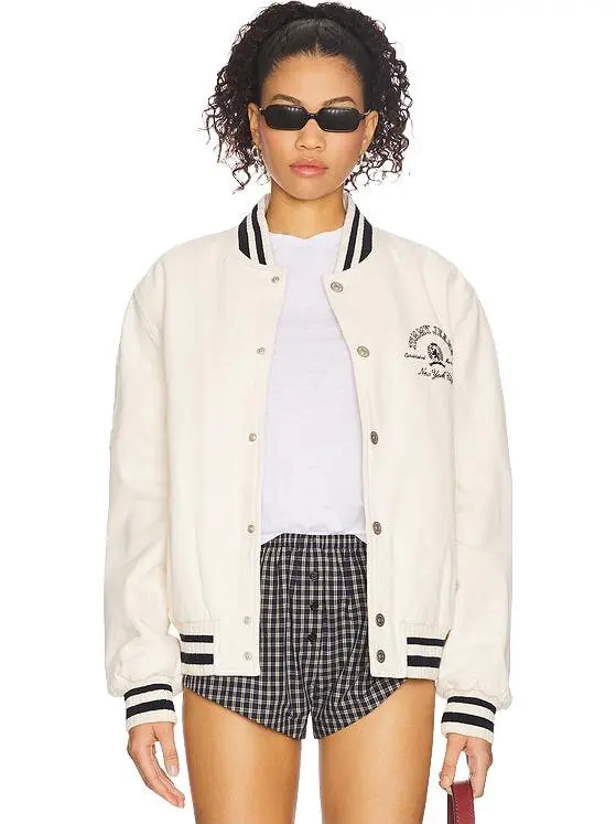 Tommy Hilfiger Varsity Jacket - Ecru