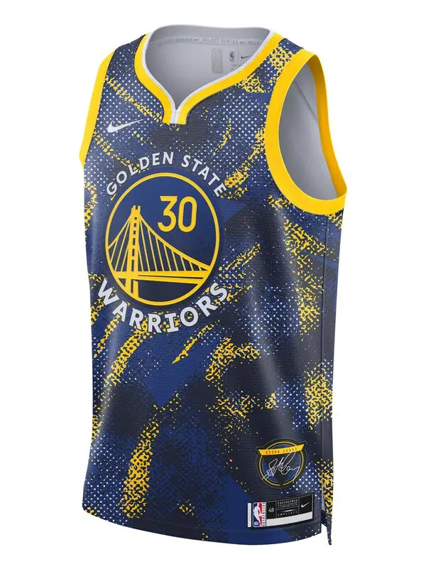Nike Stephen Curry Golden State Warriors 2025/26 Select Series Dri-fit Nba Swingman Jersey - Blue