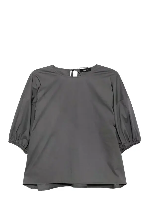 Goen.j Balloon-sleeve Top - Grey