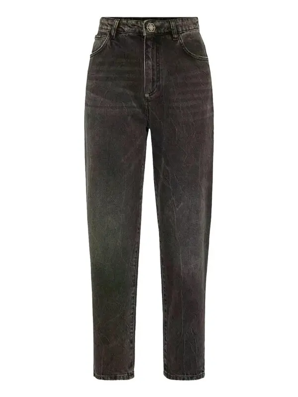 Philipp Plein Mom Fit Jeans - Grey