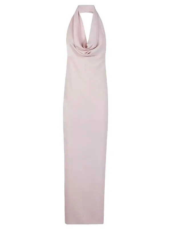 DRHOPE Cowl-neck Maxi Dress - Pink