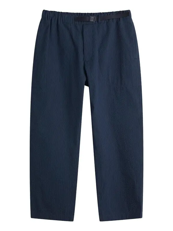 Moncler Technical Seersucker Trousers - Navy