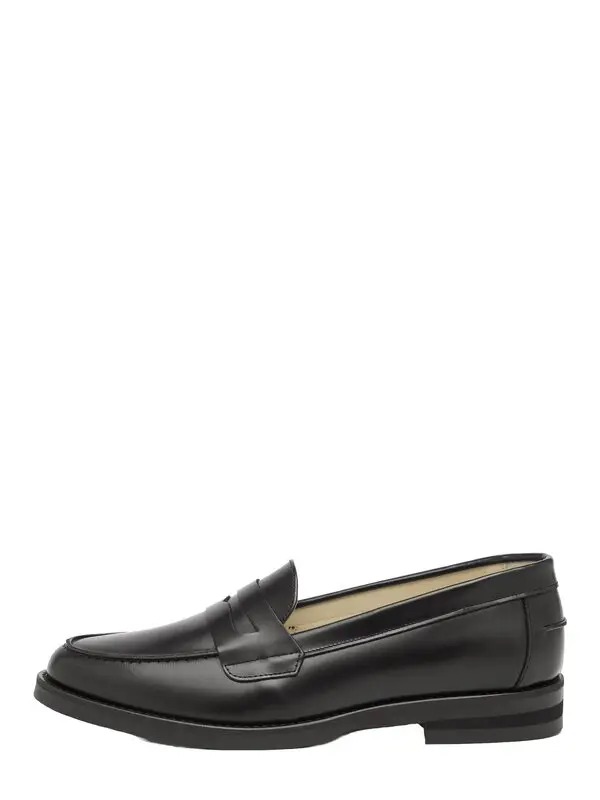 DUKE + DEXTER Wilde Penny Loafer - Black