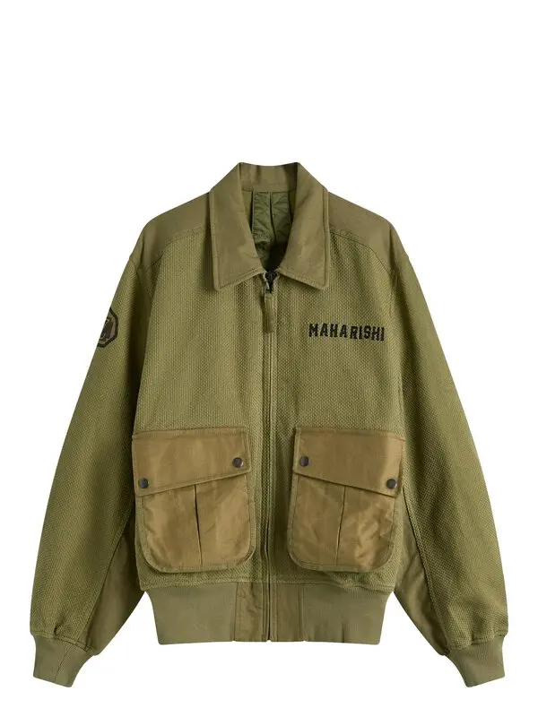 MAHARISHI Crow & Heron M42 Flight Jacket - Olive