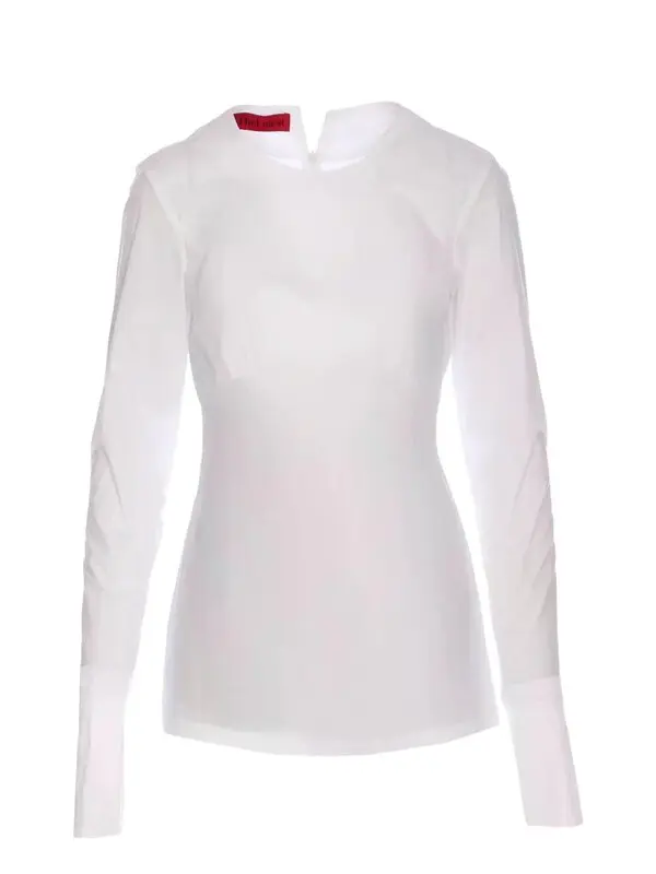 THELATEST Long Sleeve Terry Shirt - White