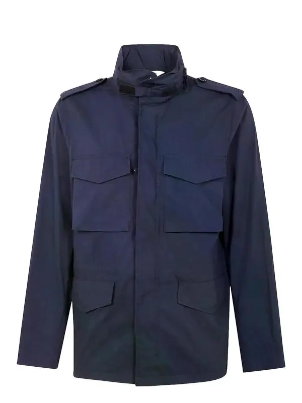 Aspesi Mock Neck Jacket - Blue