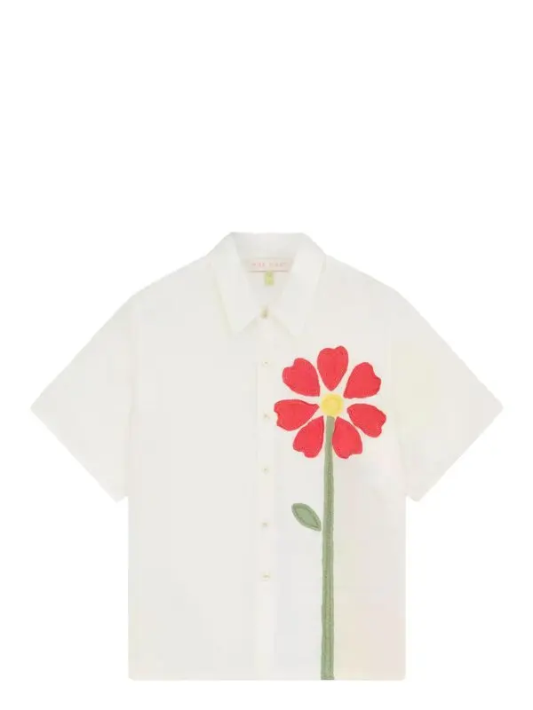Mira Mikati Embroidered Shirt - White