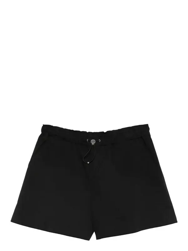 Moschino Logo-patch Shorts - Black