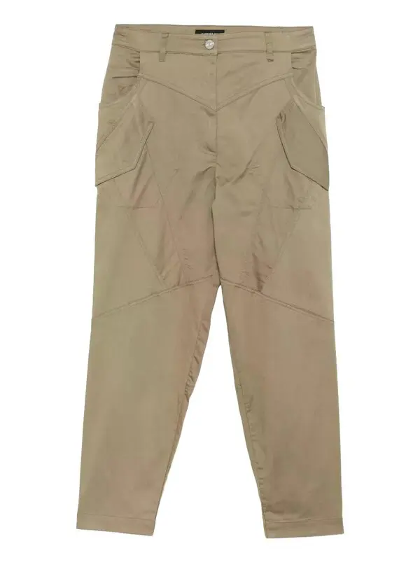 Barbara Bui Cropped Trousers - Green