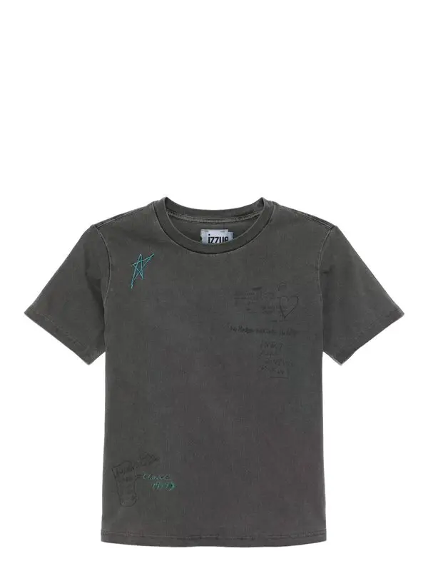 Izzue Graphic-print T-shirt - Grey