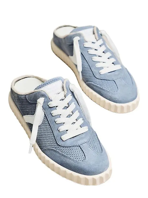 VOILE BLANCHE Leather Mule Sneakers - Blue