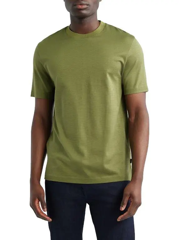 BOSS Thompson Cotton T-shirt - Medium Green