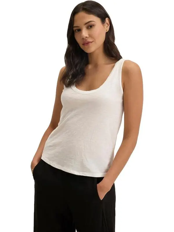 Velvet By Graham & Spencer Aya Tank - White