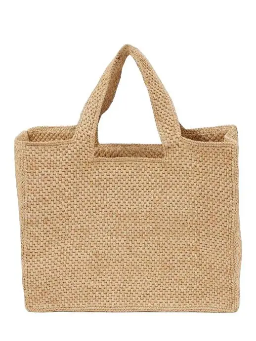 Velvet By Graham & Spencer Lulu Raffia Tote - Natural
