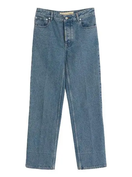 Valentino Garavani Regular-fit Denim Pants - Blue