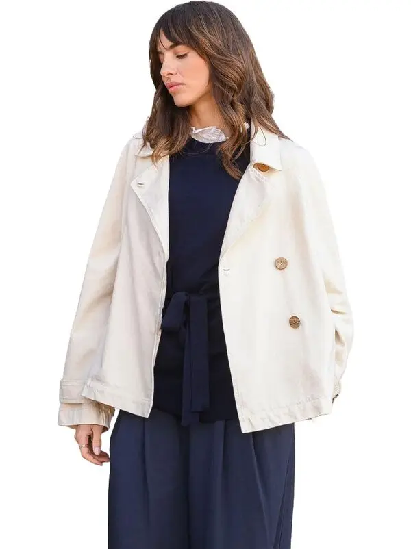 CELTIC & CO. Canvas Swing Jacket - Oatmeal