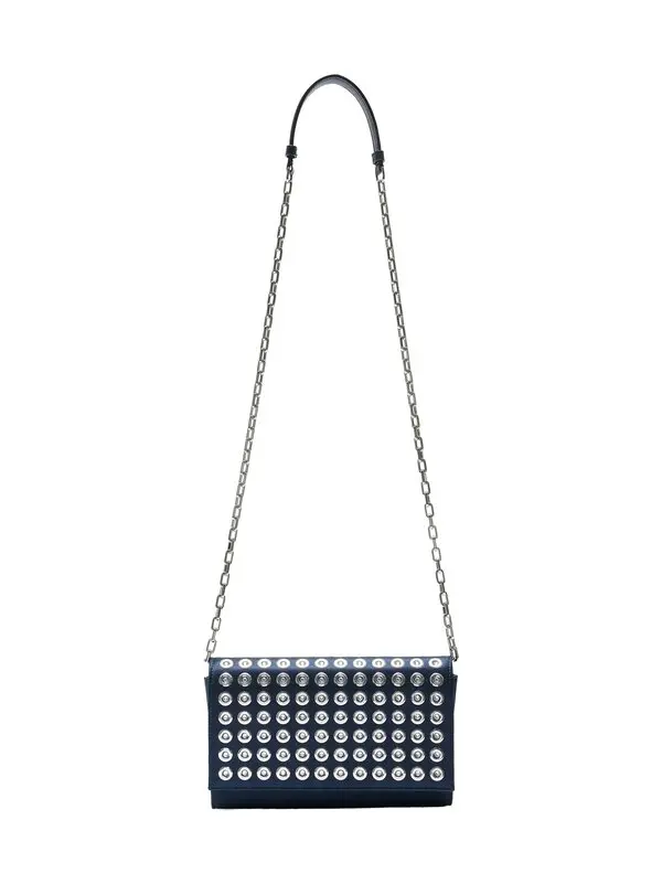 CHRISTIAN LOUBOUTIN Paloma Studded Clutch - Black