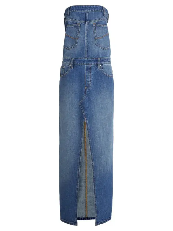 Stella McCartney Denim Maxi Dress - Medium Wash