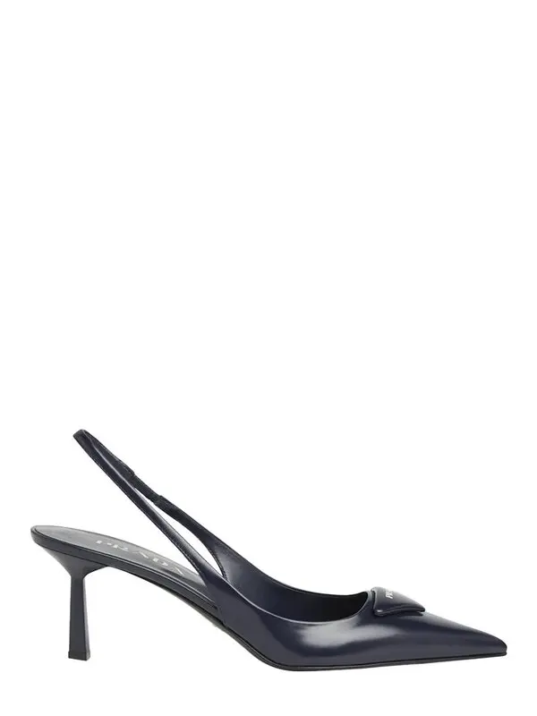 Prada Patent Slingback Pumps - Baltico